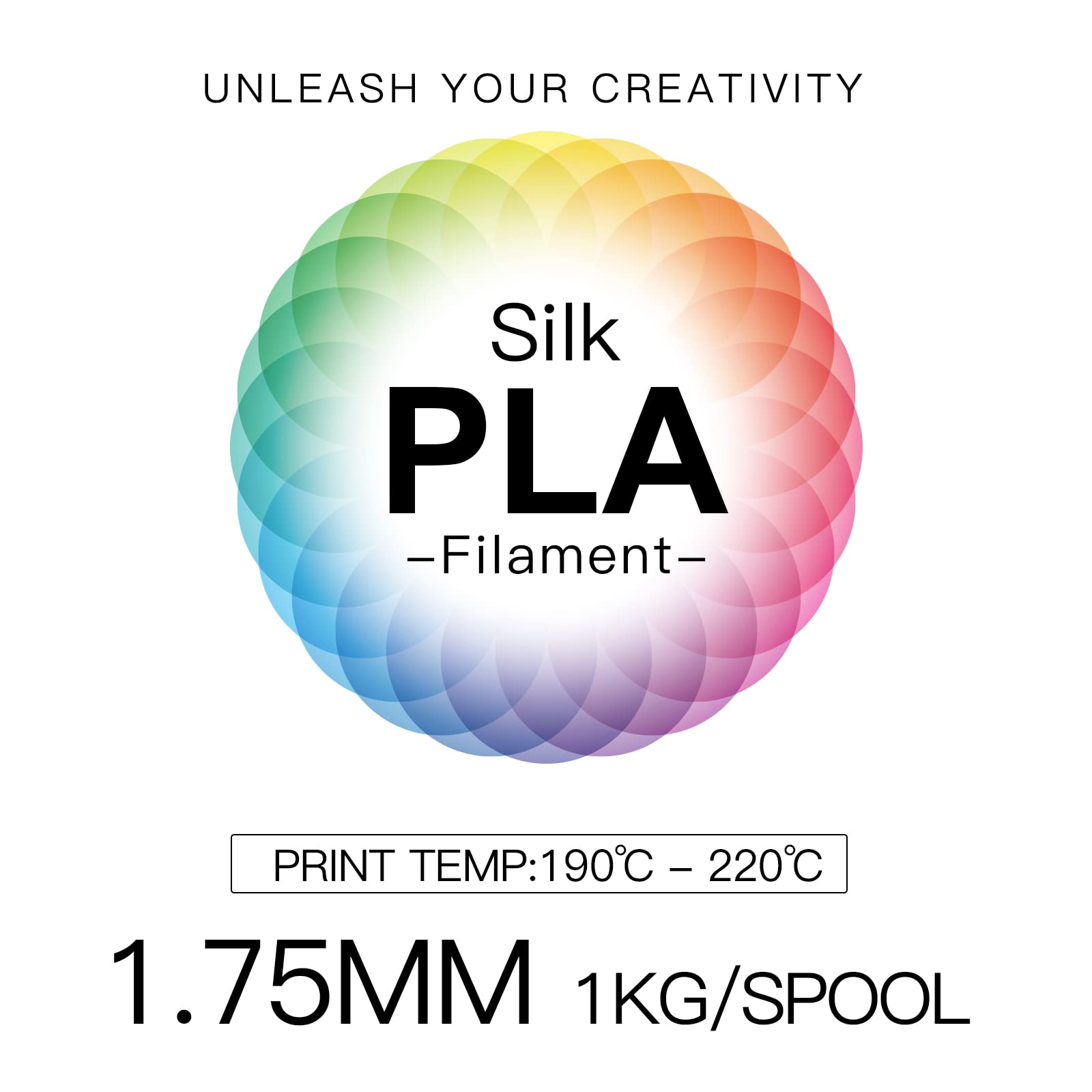 Snapklik.com : INLAND Micro Center Gold Silk PLA 3D Printer Filament 1 ...