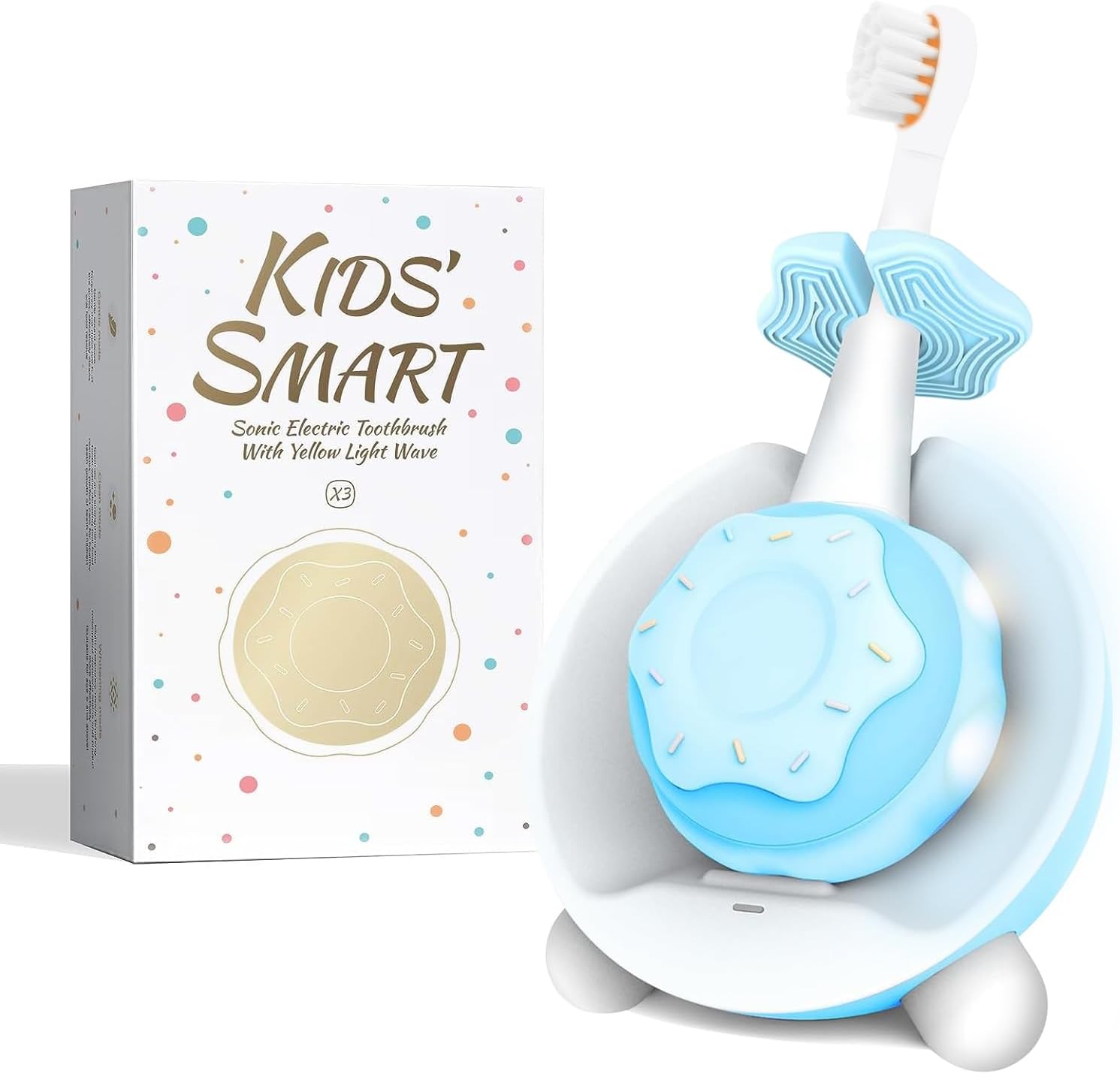 Amazon.com: EnergyIC Kids Electric Toothbrushes, Toddler Electric ...