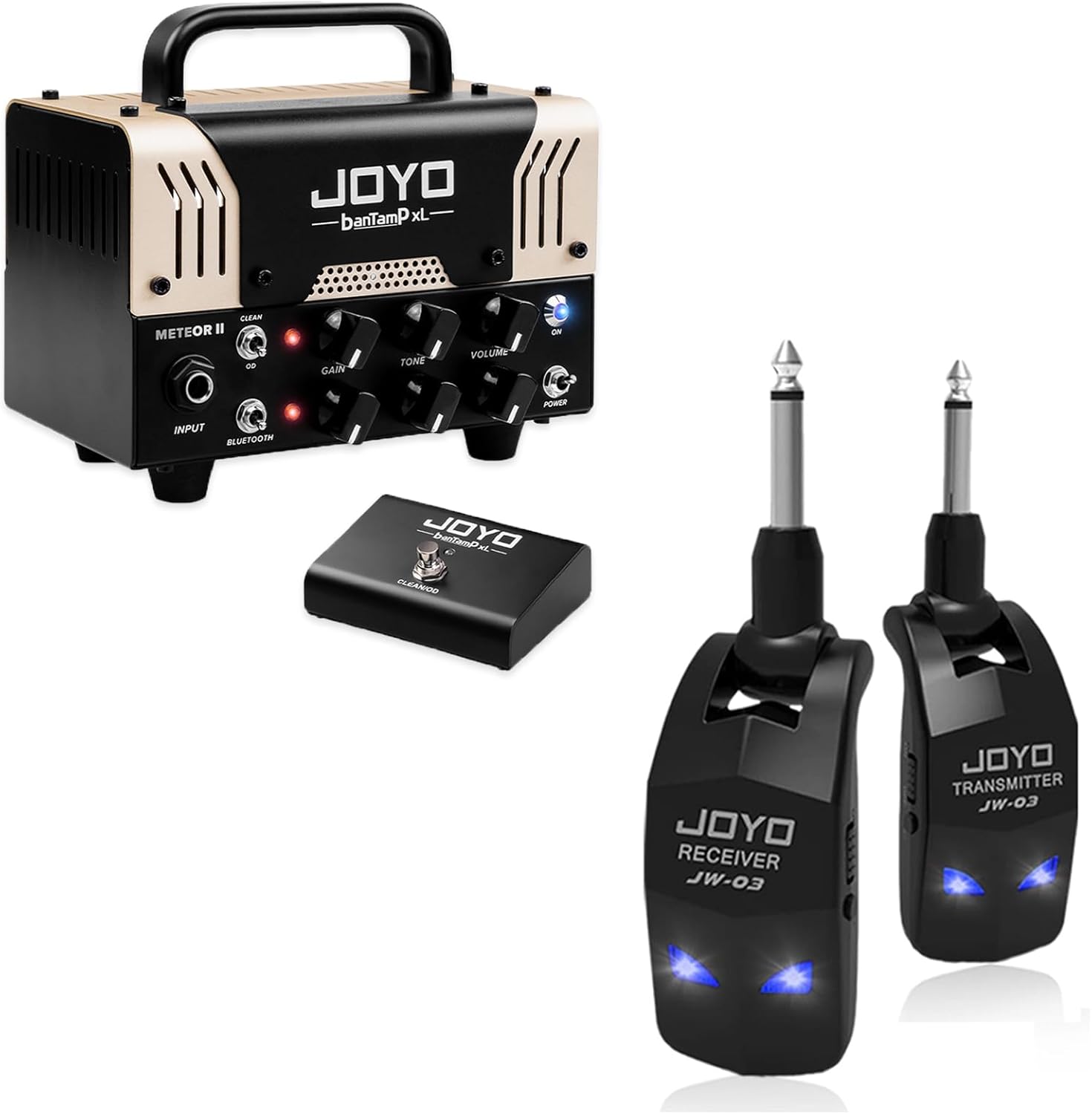 Amazon.com: JOYO Meteor II Amplifier Tube Head 20 Watt Preamp 2 Channel ...