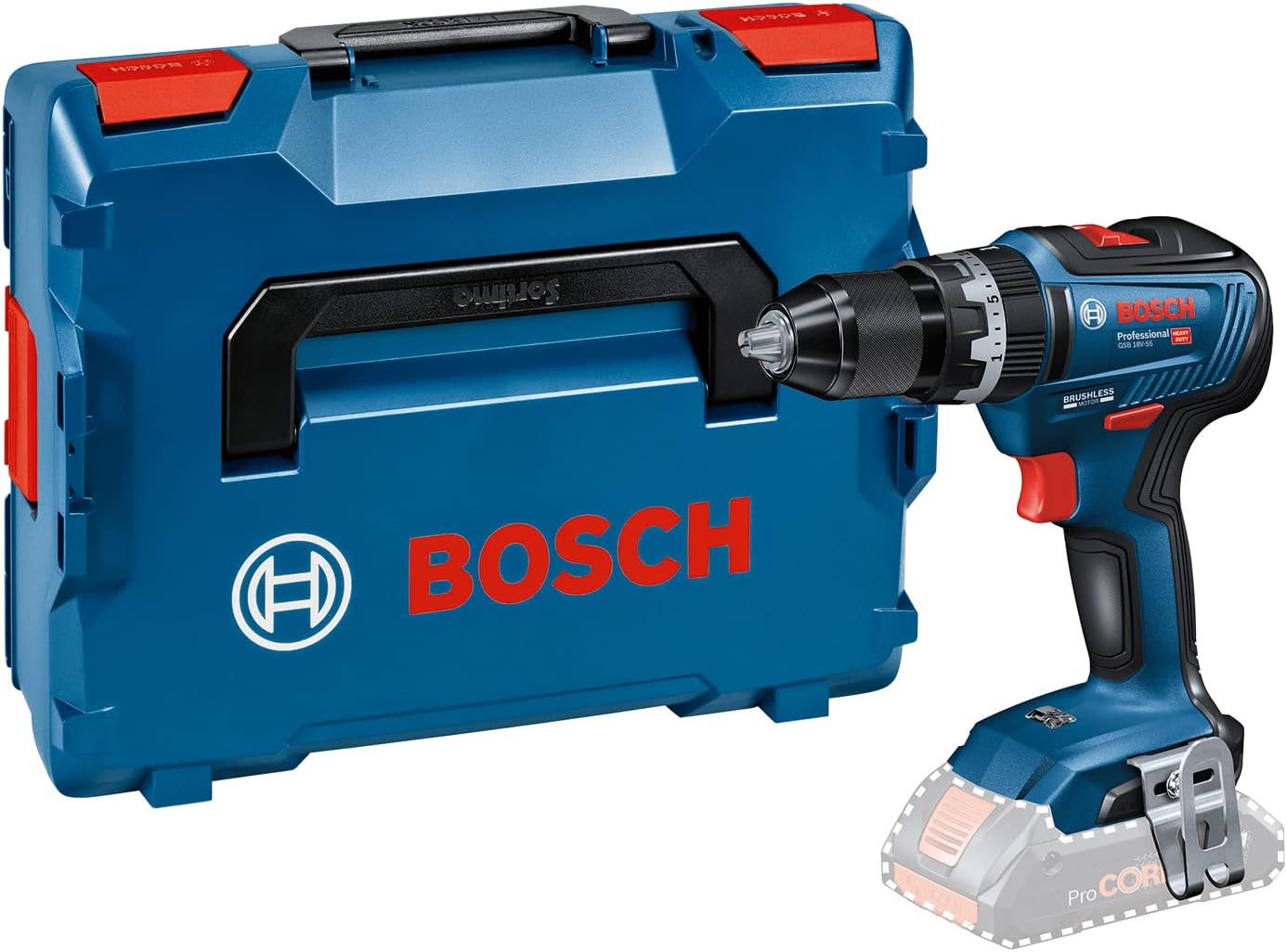 Bosch Professional 18V System Akku Schlagbohrschrauber GSB 18V-55 (max ...