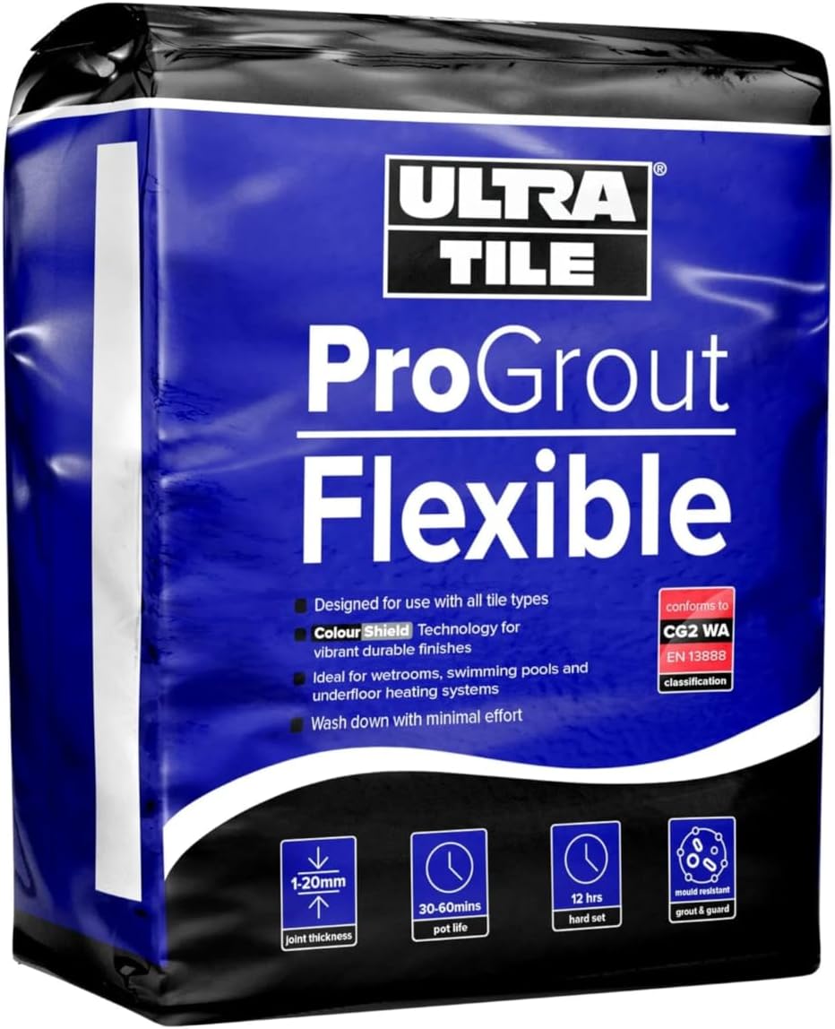 3kg Ultra Flex Joint Flexible Grout Cream : Amazon.co.uk: DIY & Tools