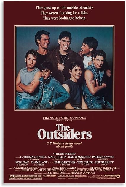Amazon.com: NBHDWF The Outsiders Poster Classic Movie Vintage Posters ...