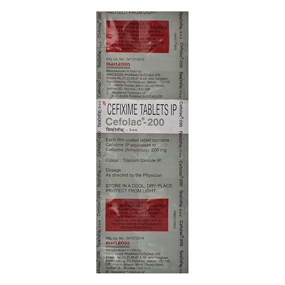 Cefolac 200 - Strip of 10 Tablets : Amazon.in: Health & Personal Care