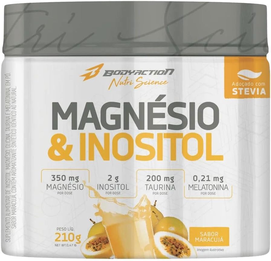 Magnesio & Inositol - 210g Maracujá - Body Action | Amazon.com.br