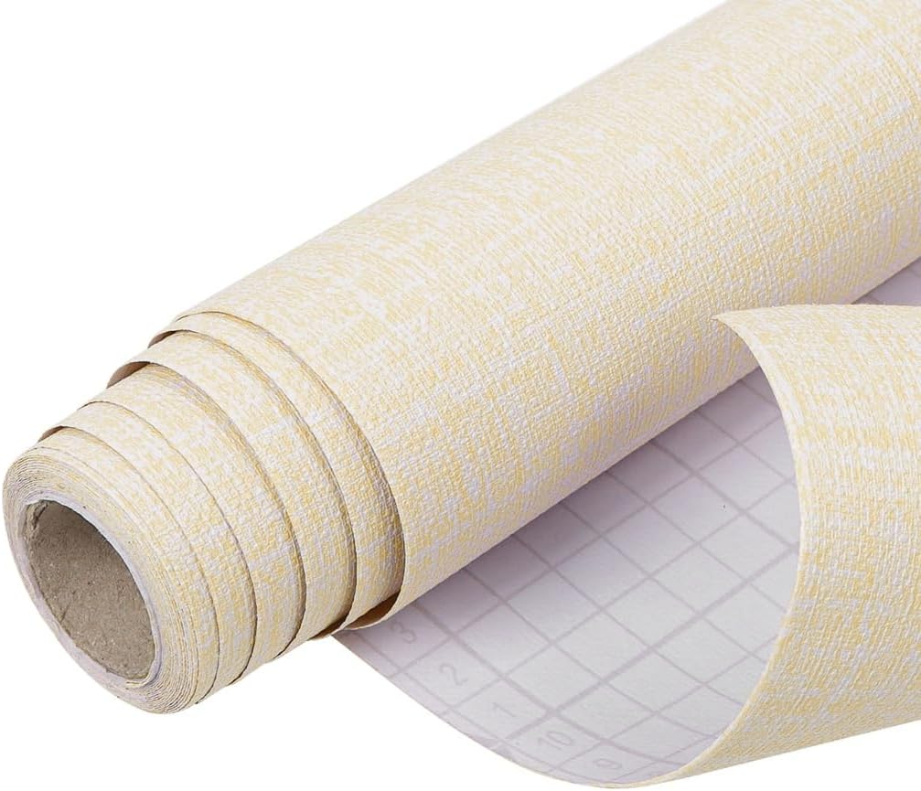 Arthome Peel and Stick Contact Paper 15.7"x240" Grasscloth Textured ...
