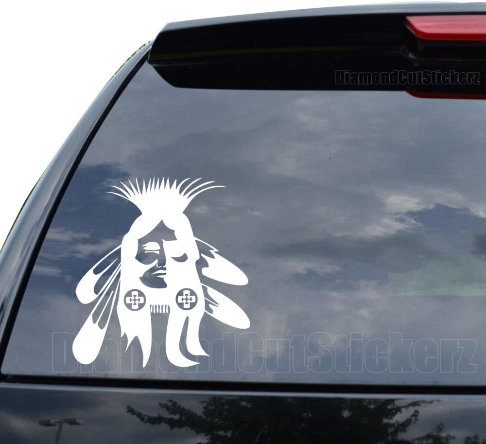 Amazon.com: Native American Indian Chief Decal Sticker Car Truck ...