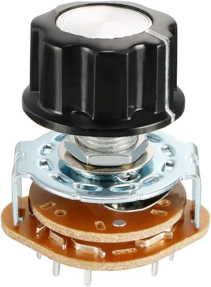 Amazon.com: uxcell 1P10T 1 Pole 10 Position 1 Deck Band Channel Rotary ...