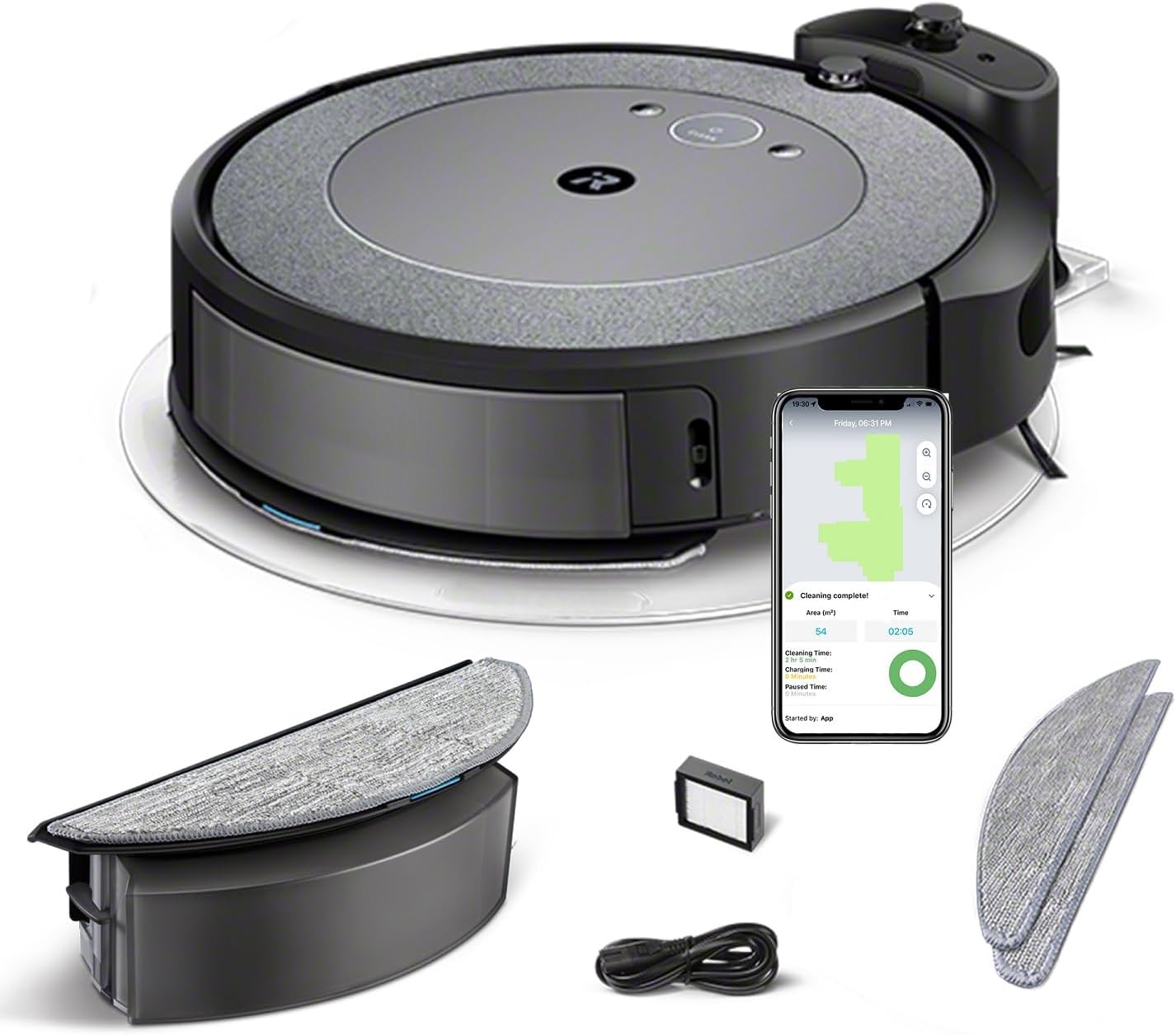 iRobot Roomba Combo i5 Robot Vacuum & Mop - Clean by Room with Smart ...