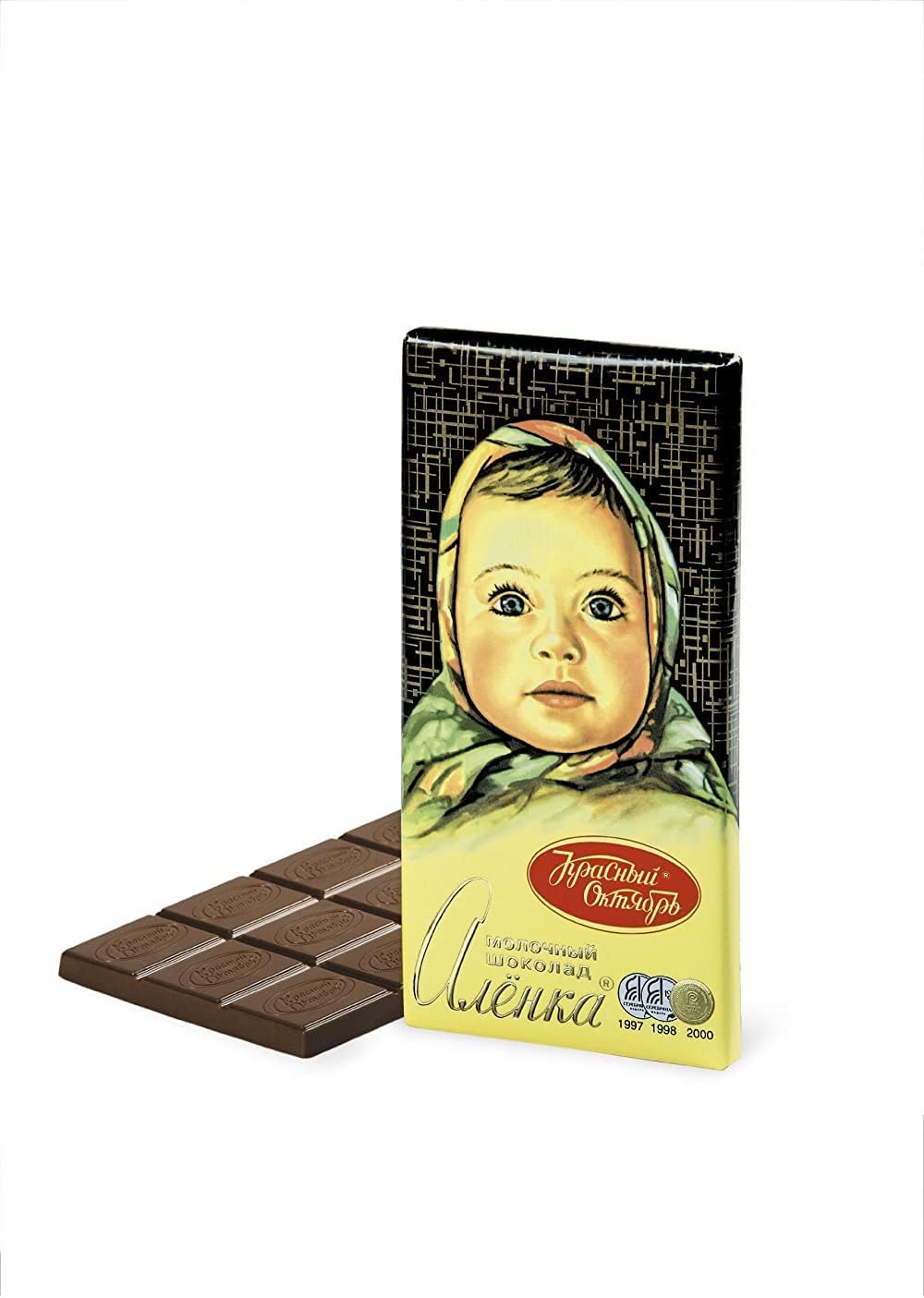 Amazon.com : Imported Russian Milk Chocolate "Alionka" 200g : Grocery ...