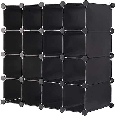 LHS BOX II Interlocking Multipurpose Modular Shoe Rack / Storage Shelf ...