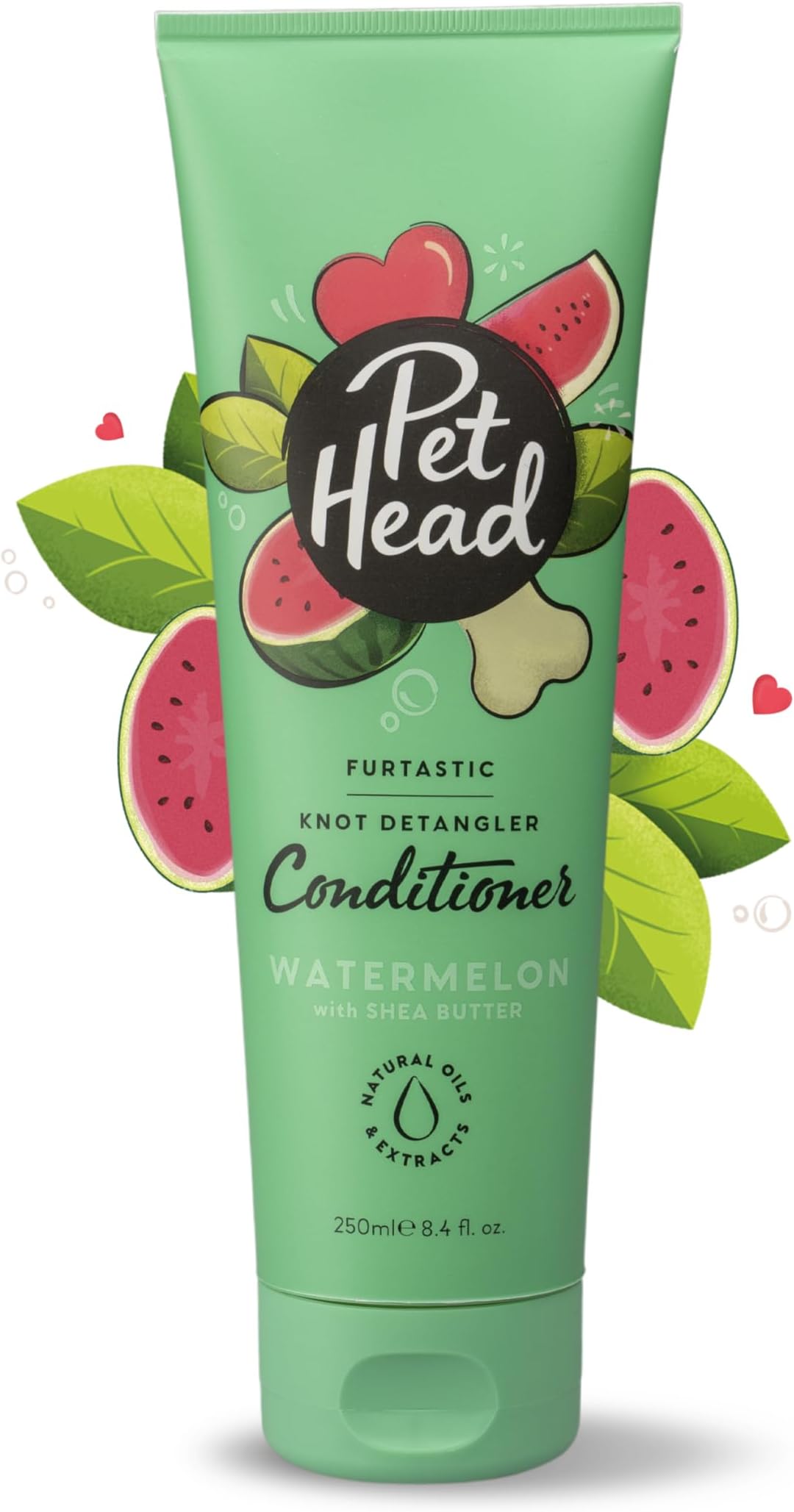 PET HEAD Dog Shampoo 300ml, Furtastic, Watermelon Scent, Knot Detangler ...