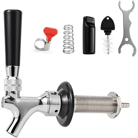 Amazon.com: MRbrew Draft Beer Shank Faucet Kit, 3'' Beer Shank No Leak ...