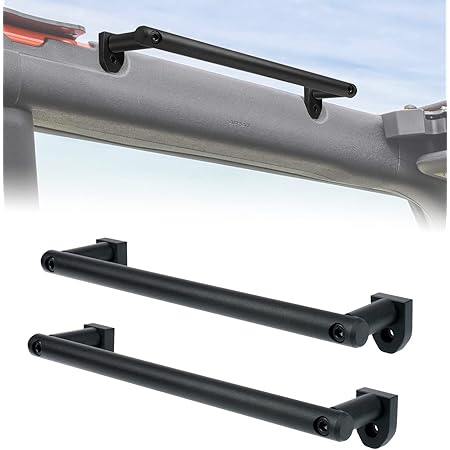 Amazon.com: Lupar Aluminum Front Roll Bar Grab Handles Compatible with ...