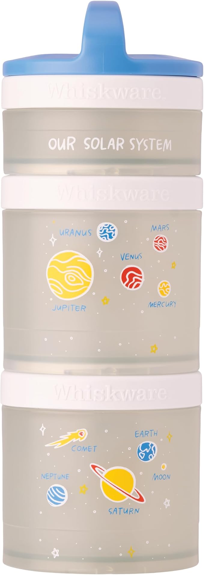 Amazon.com: Whiskware Stackable Snack Containers for Kids and Toddlers ...