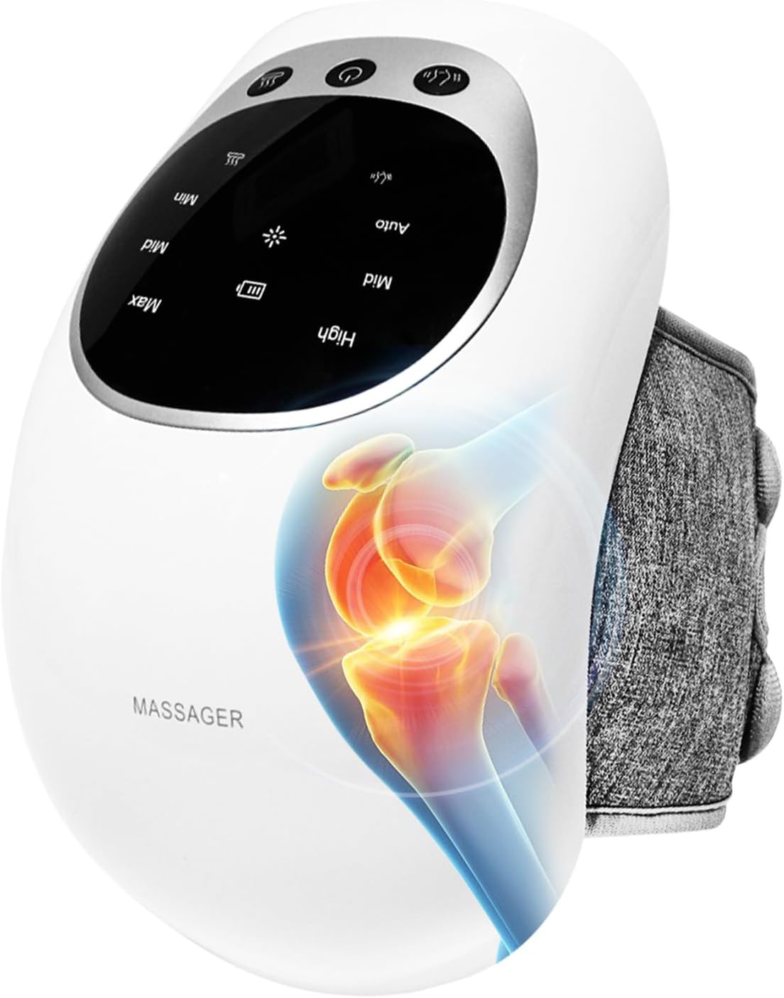 Amazon.com: RELAXYO Knee Massager with Heat - Cordless Knee Massager ...