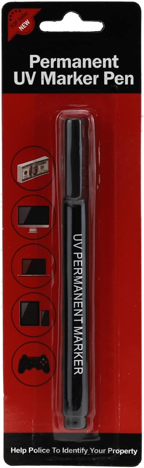 kenable UV Ultra Violet Permanent Security Marker Crime Prevention Pen ...