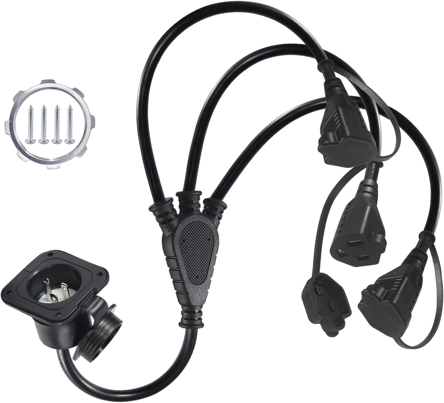 Amazon.com: KUNCAN 15A AC Port Plug - 125V Power Inlet Socket with Dual ...