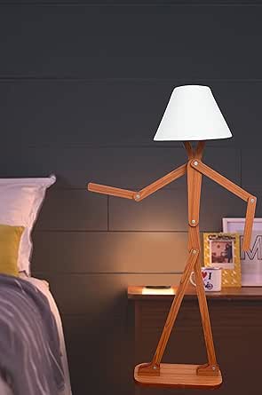 Nautical Collection Playful Figurine Wooden Floor lamp | Stick Figure ...