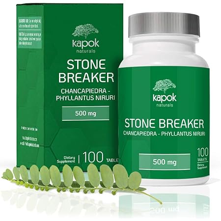 Amazon.com: Kapok Naturals - Stone Breaker Chanca Piedra 500mg Tablets ...