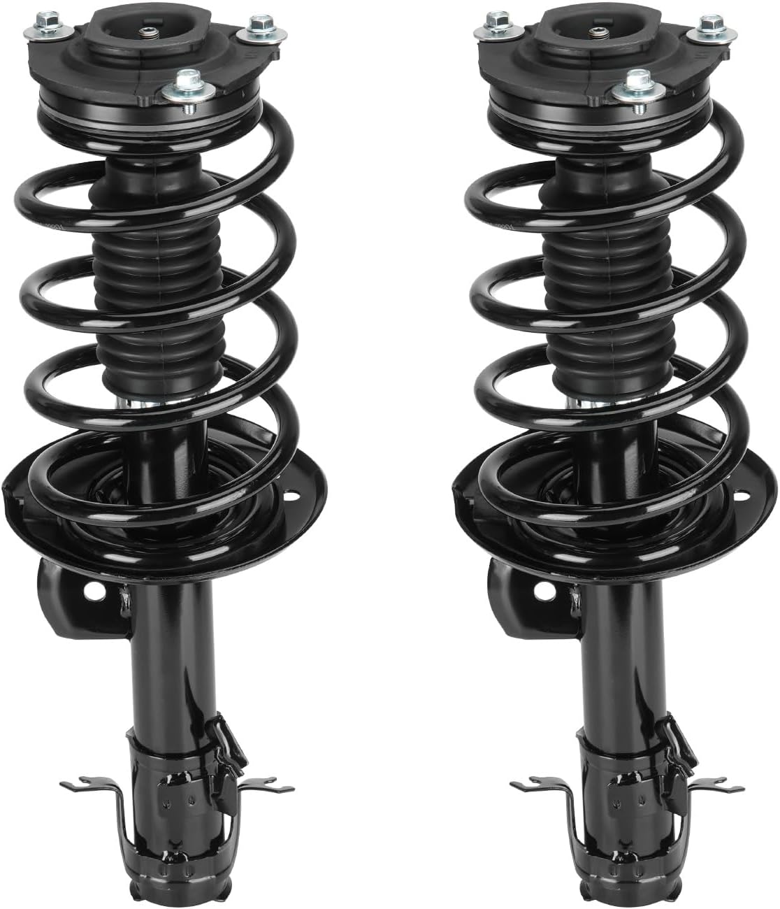 Amazon.com: Front Left & Right Side Struts w/Coil Springs Shock ...