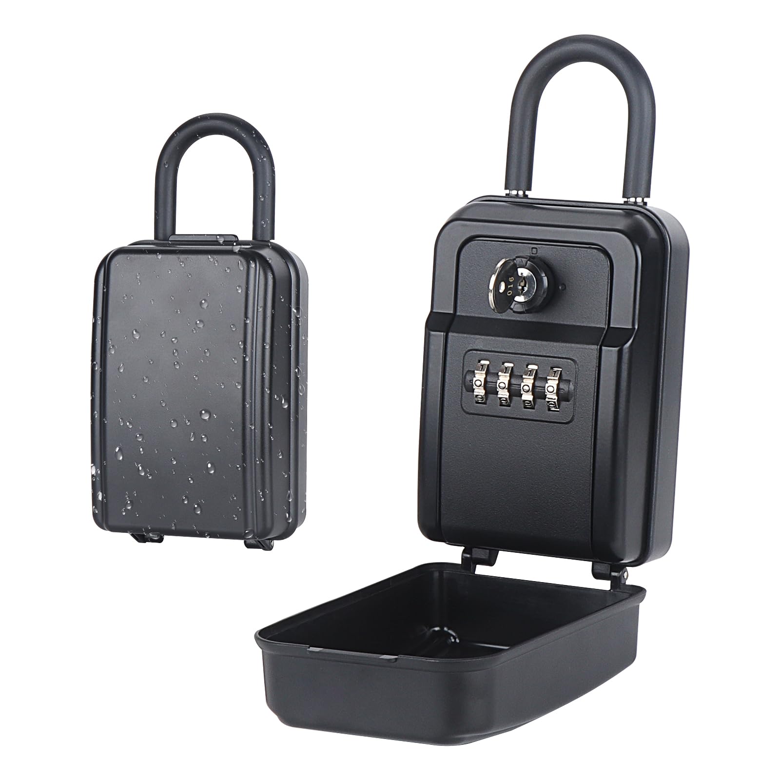 Amazon.com: Piclafe Key Lock Box, Sturdy Waterproof Lock Box for Keys ...