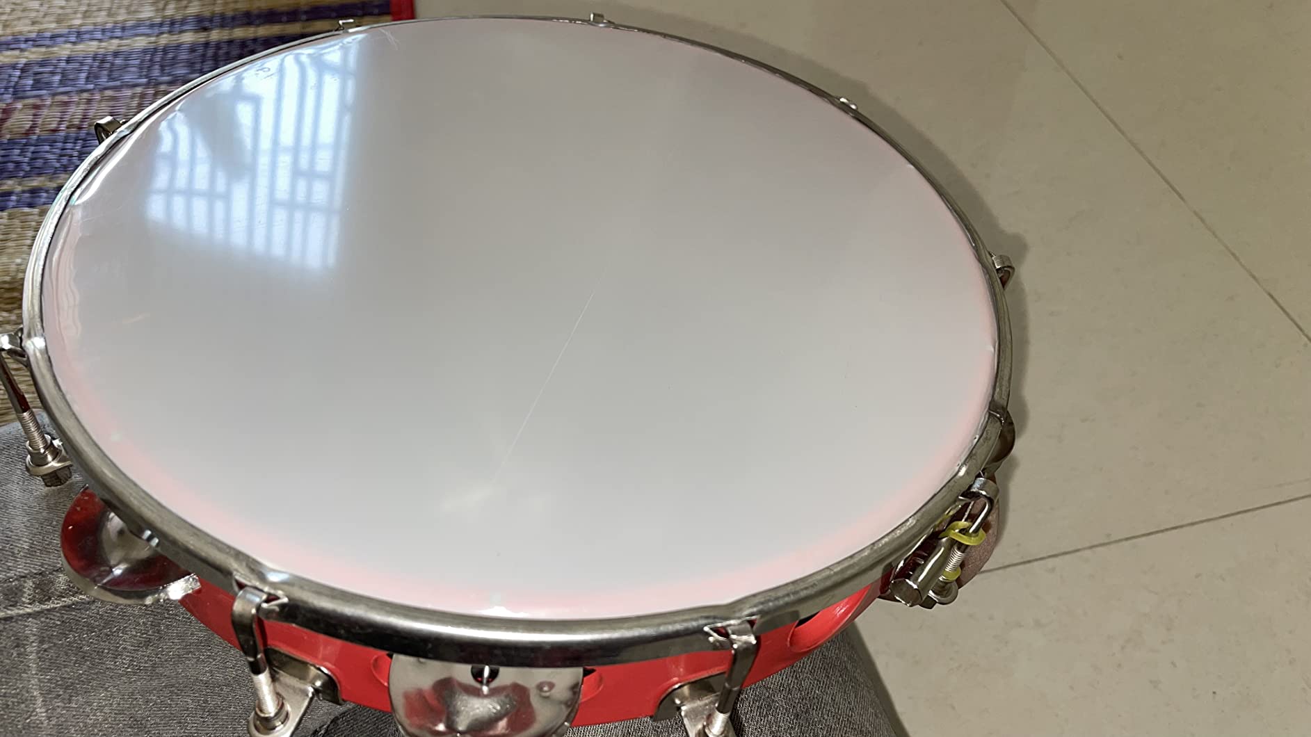 AONA Bakelite Tambourine Hand Percussion Musical Instrument : Amazon.in ...