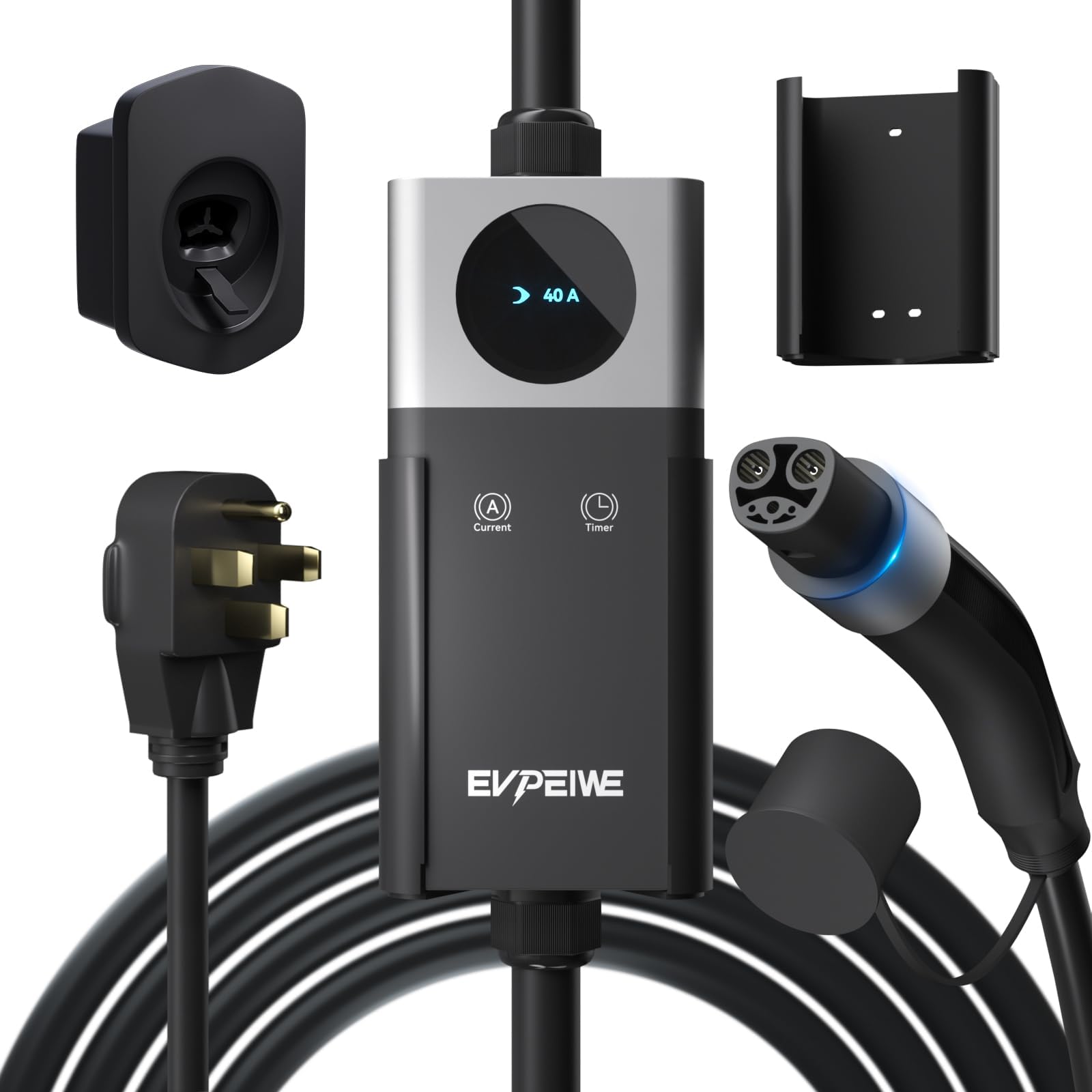 Amazon.com: Rhino Charge P1001 Tesla Charger 16 Amp & 40 Amp, ETL ...