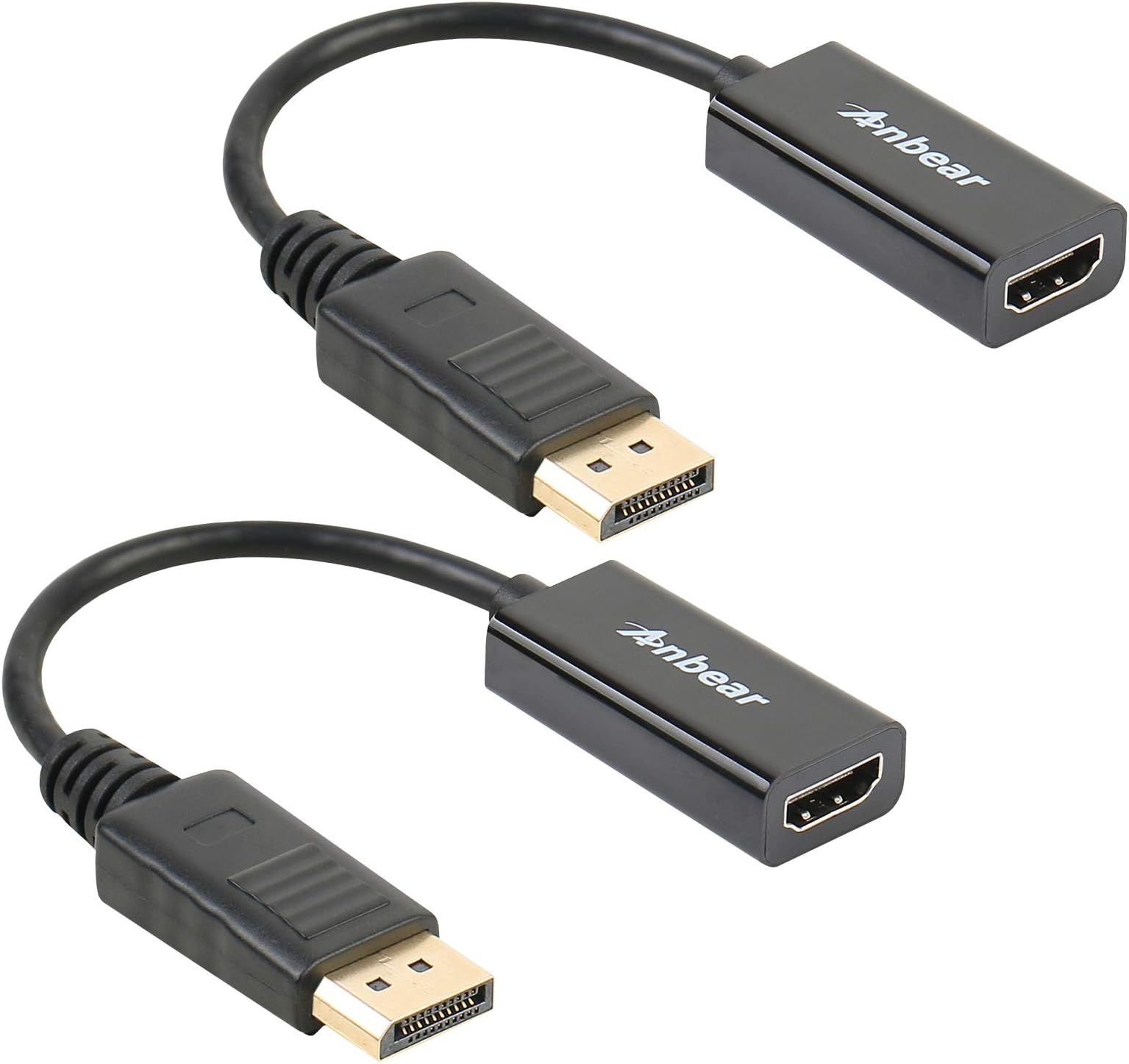 Amazon.com: Anbear DisplayPort to HDMI Adapter, Display Port to HDMI ...