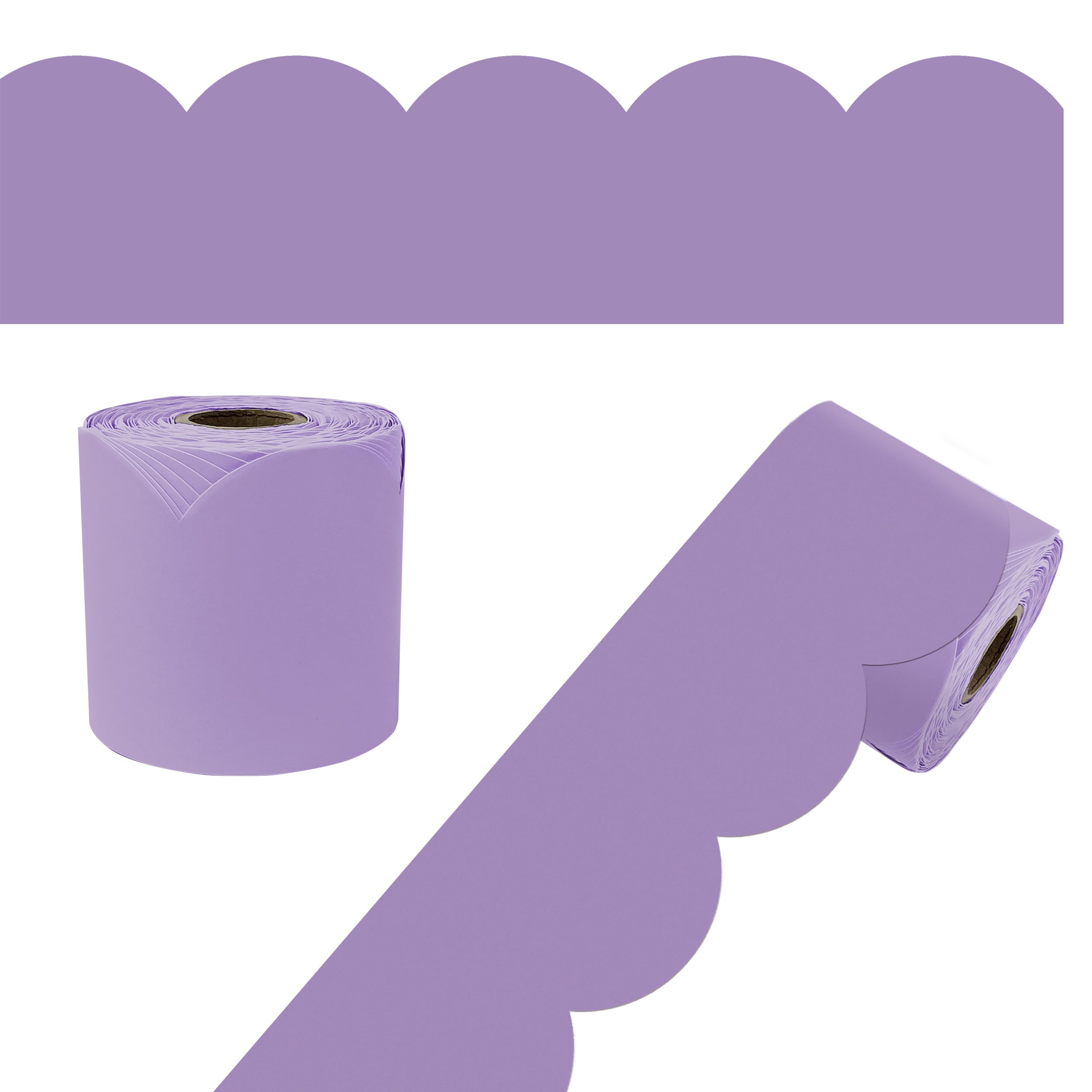 Snapklik.com : 65Ft Lavender Bulletin Board Borders,1 Roll Of Lilac ...