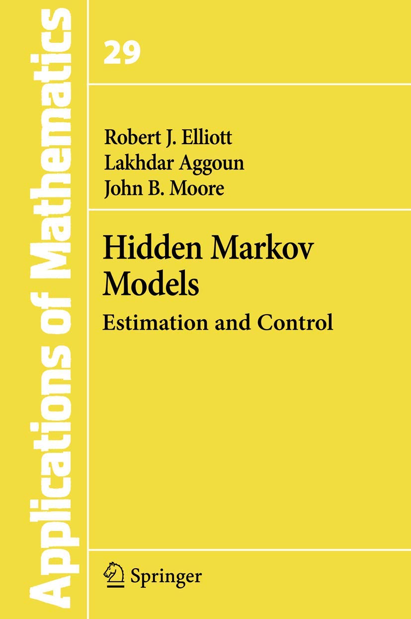 Amazon.com: Hidden Markov Models: Estimation and Control (Stochastic ...