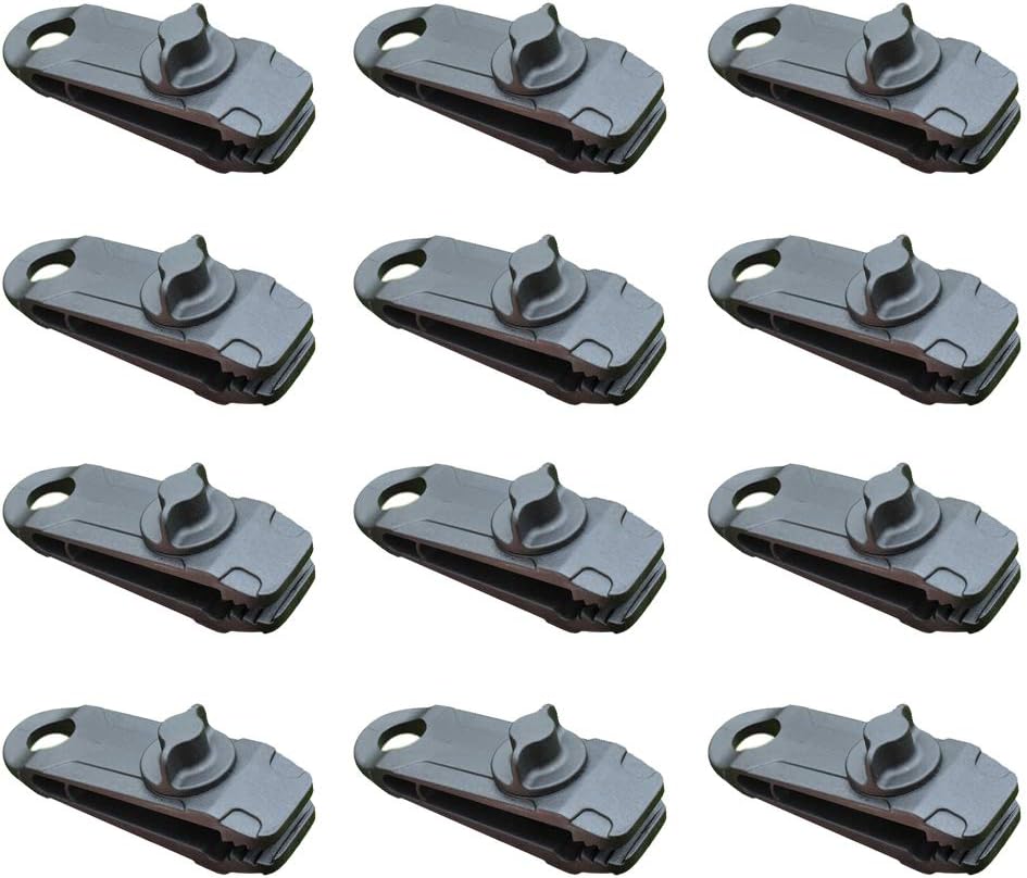 Amazon.com: Maxmiko 12pcs Tarp Clips,Heavy Duty Tarp Clips Clamp Tarp ...