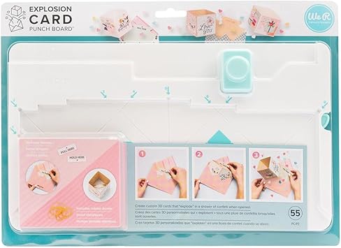 Amazon.com: We R Memory Keepers Explosion Card Punch Board