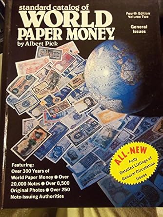 Standard catalog of world paper money | Amazon.com.br