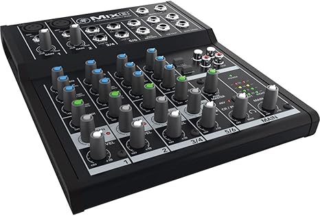 Mackie Mix8 8-Channel Compact Mixer with Studio-Level Audio Quality ...