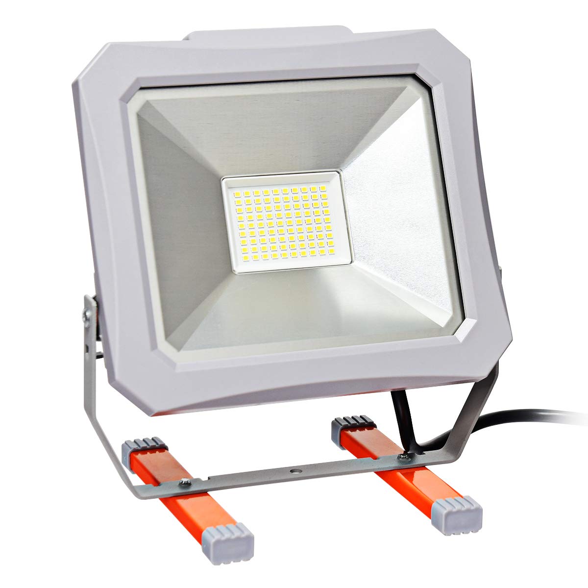 Tangkula 53W LED Work Light, 6000LM Bright Flood Light, Waterproof Job ...