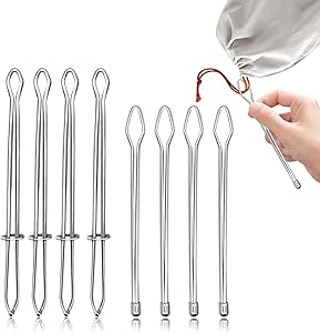 Amazon.com: 8 Pcs DIY Rope Threader，2 Designs Metal Bodkin Drawstring ...