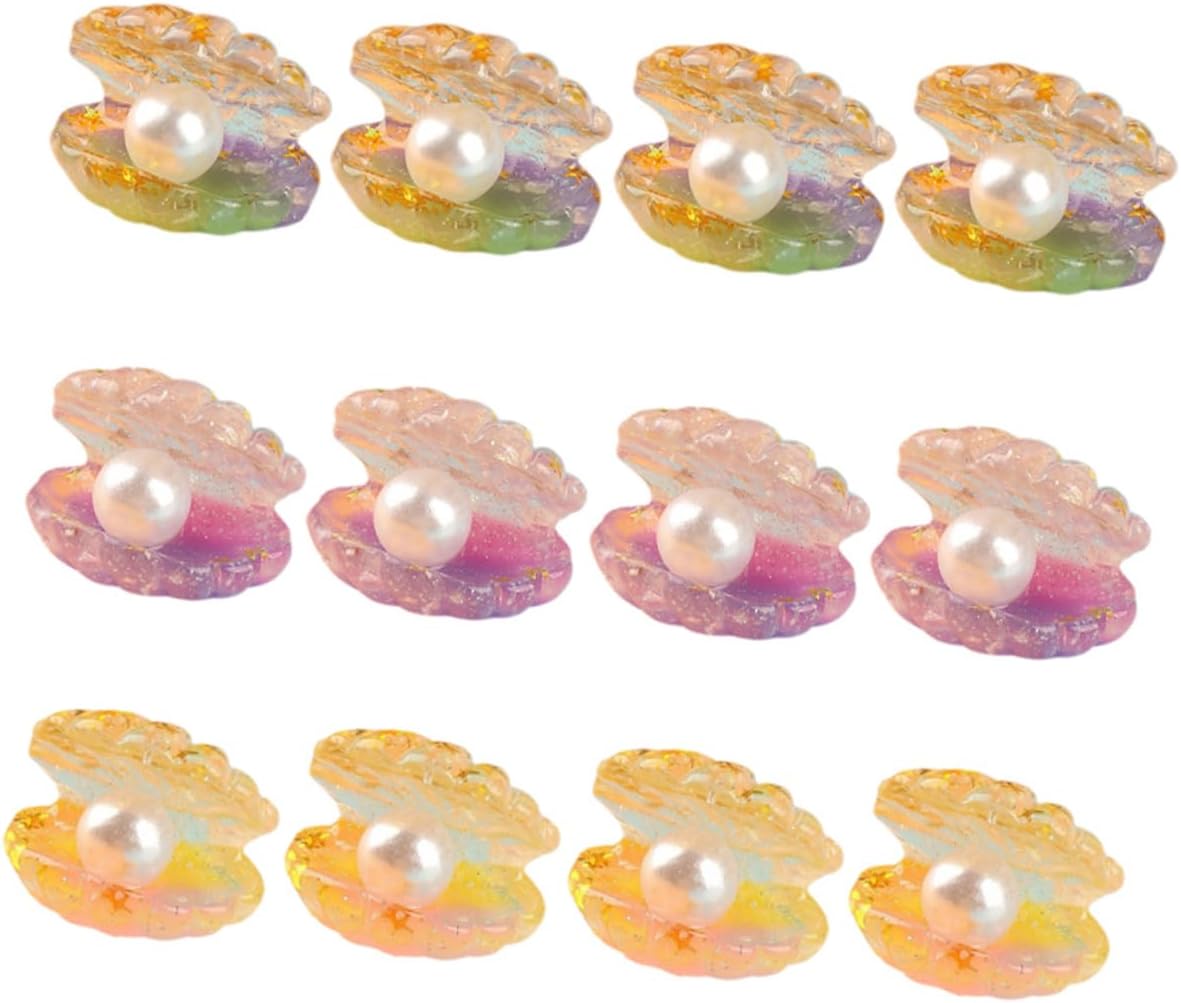 Amazon.com: Toyvian 16pcs Simulated Pearl Shell Mini Shell Figurines ...