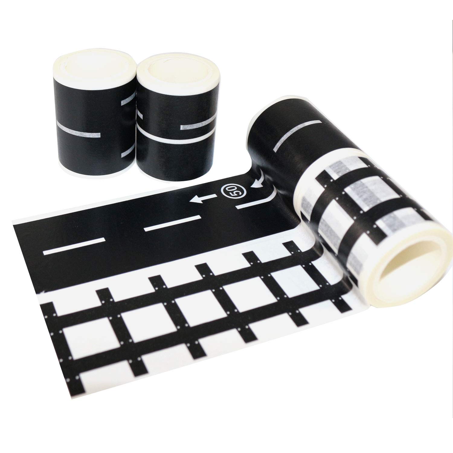 Adhesive Tape, Sticker, Children's DIY Road Traffic Paper Tape ...