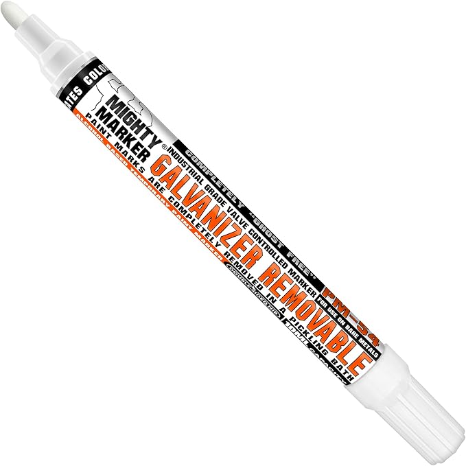 Amazon.com: Mighty Marker PM-54 Galvanizer Removable Paint Marker ...