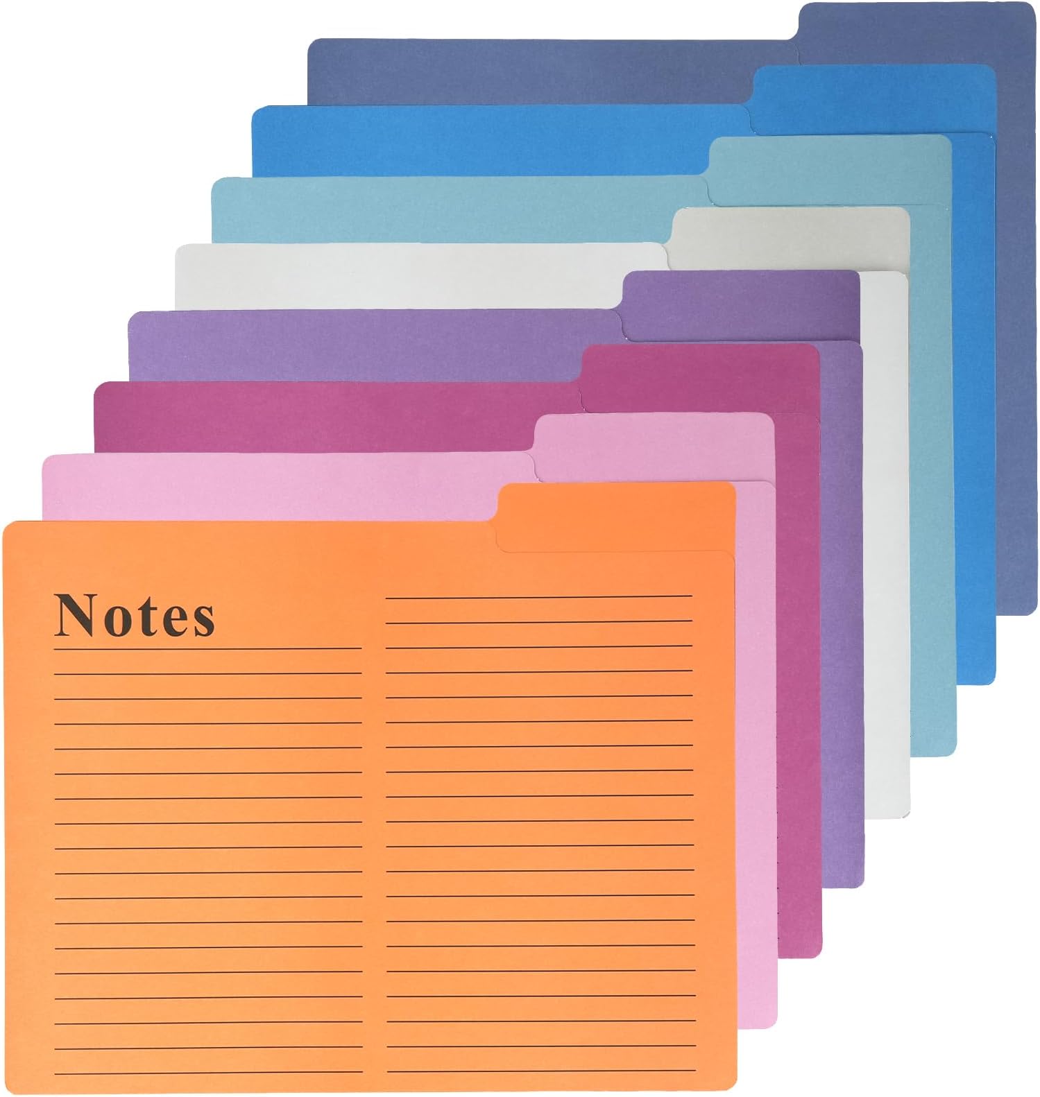 Amazon.com : Find It File Folders - Pack of 12 Tabbed, Letter Size ...