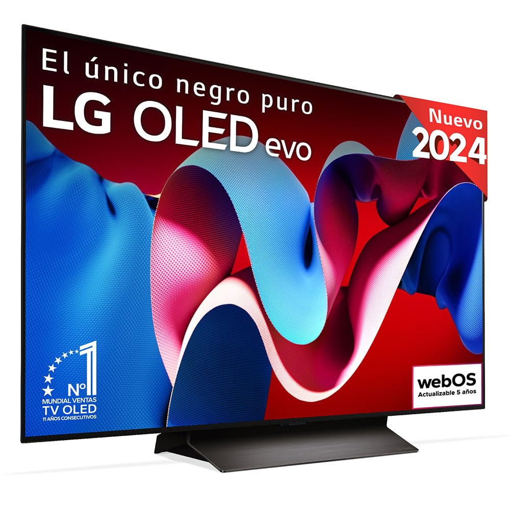 LG Evo OLED48C4 OLED TV 121 cm 4K UHD Smart TV 2024 Black and Brown ...