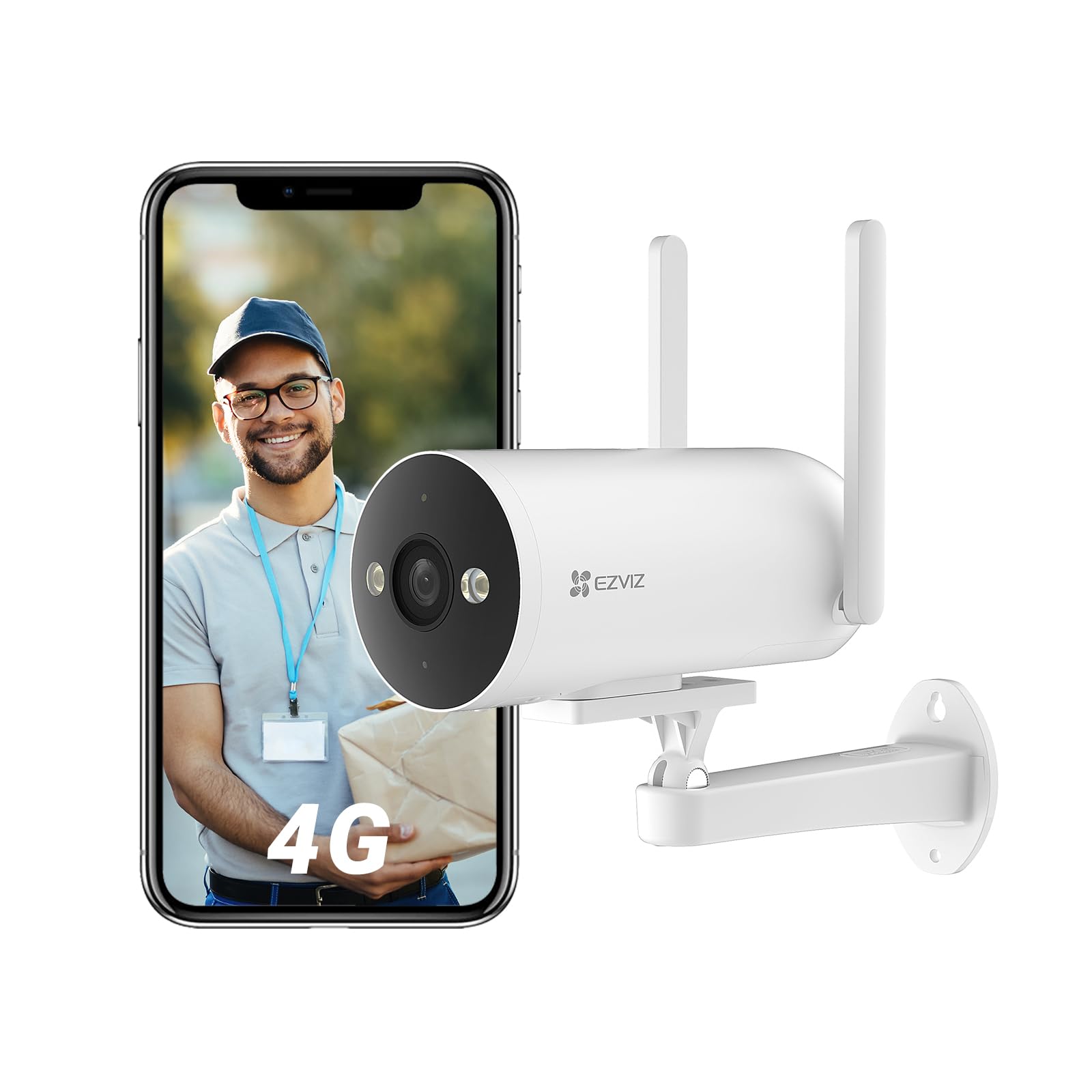 Buy EZVIZ by Wireless Hikvision|4G Sim Based Smart Home Camera|2K ...