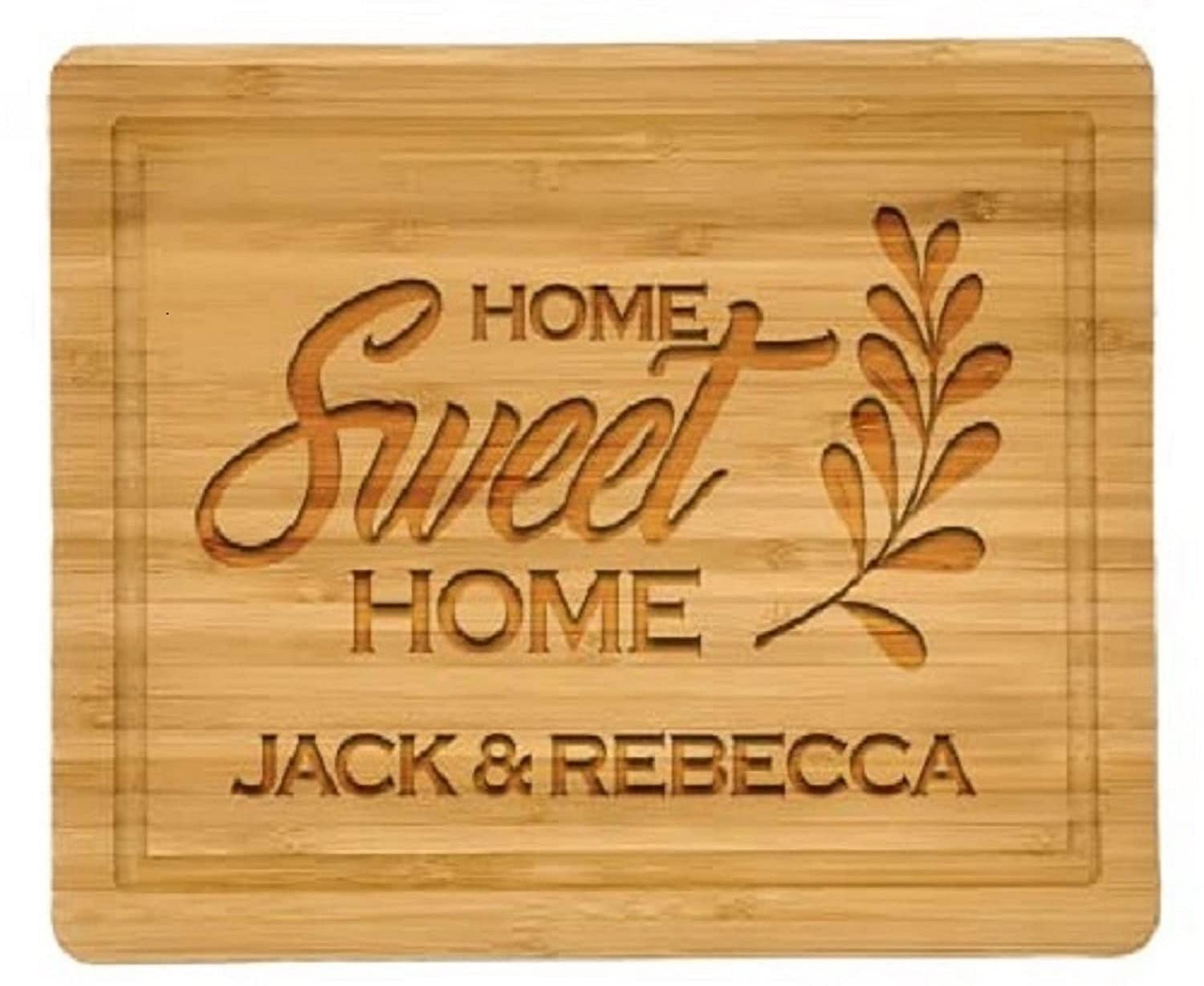 Amazon.com: Home Sweet Home Engraved Cutting Board for Cook Lovers ...