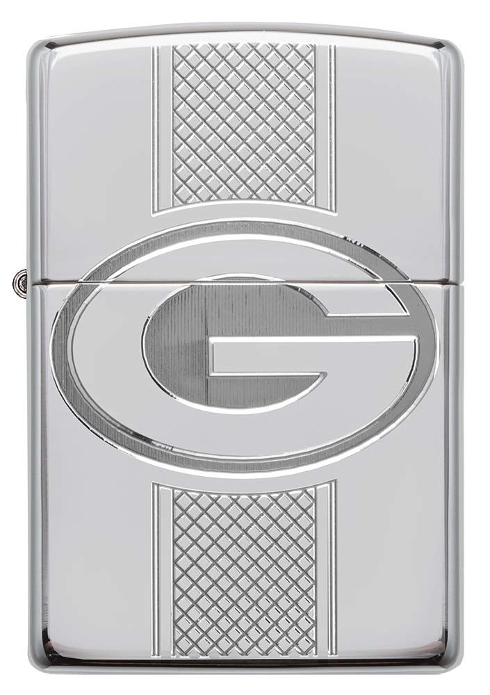 Snapklik.com : Zippo NFL Green Bay Packers Armor High Polish Chrome ...