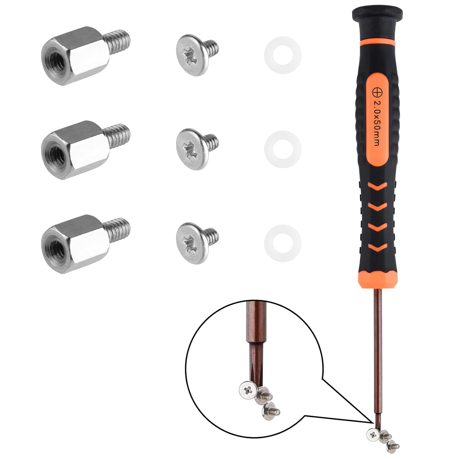 NEBURORA M.2 Nvme SSD Screw Kit, NVMe Screw m.2 SSD Mounting Kit for ...