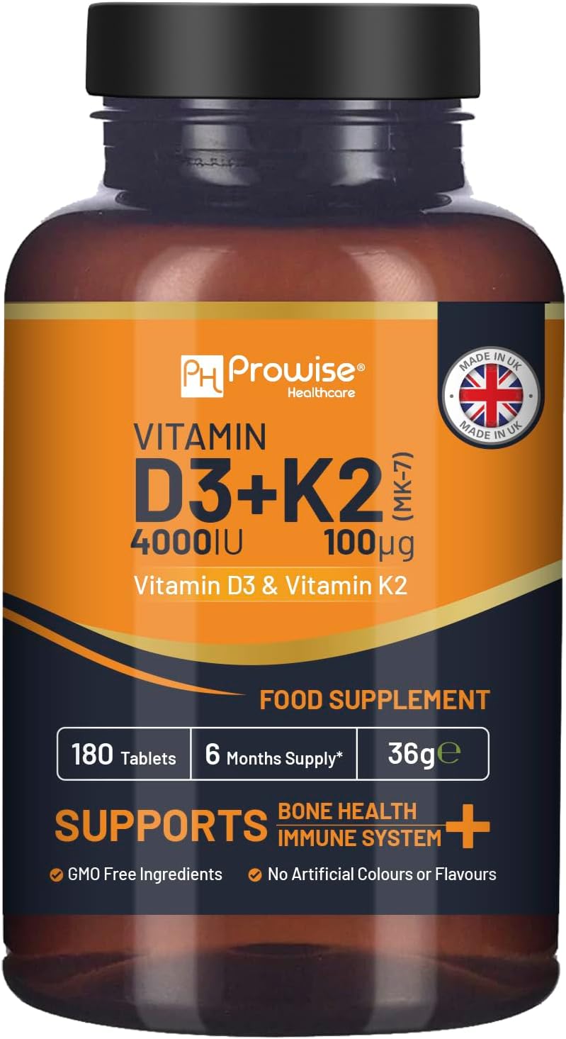 Amazon.com: Nature's Bounty Vitamin D3 K2 Supplement, 4000 IU Vitamin ...