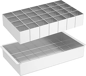 Amazon.com: bigjvbfv Adjustable Square Cake Pan Aluminum Alloy Numbers ...