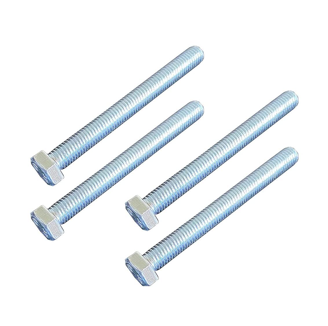 10x M6 (6mm) Square Hex Bolt Coach Carriage Screws - Packs of 10 (6mm x ...