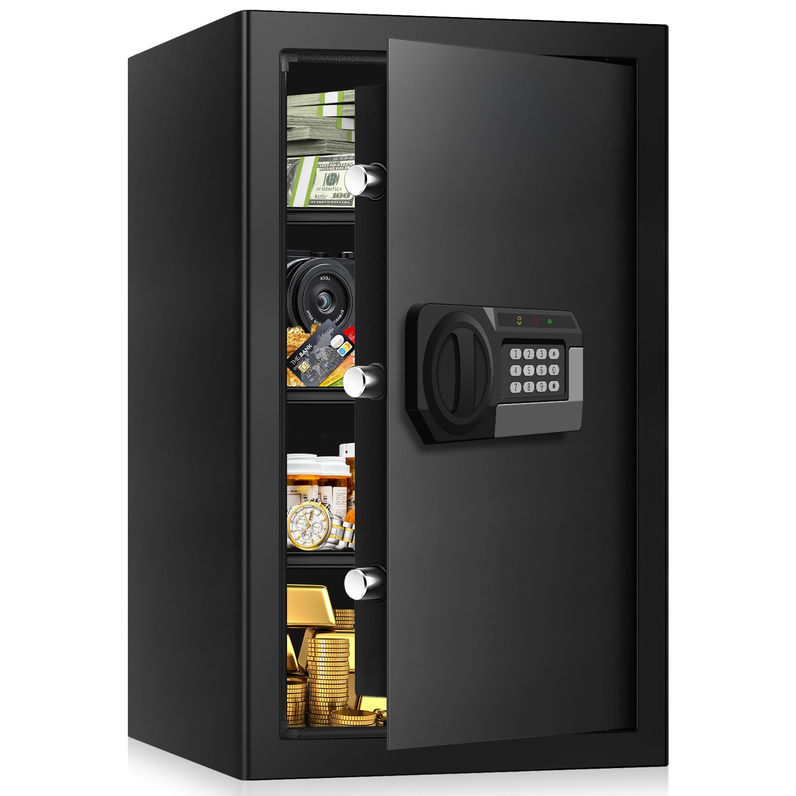 Snapklik.com : 5.1 Cub Large Safes For Home Use Fire And Water Proof ...