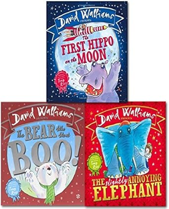 David Walliams 3 Picture Books Collection Set (The Bear Who Went Boo ...